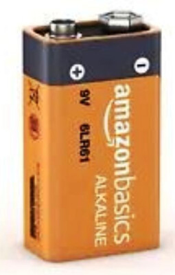 Amazon Basics 9 Volt Performance All-Purpose Alkaline Battery NEW | eBay
