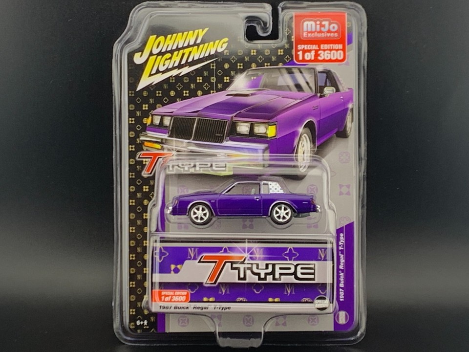 Johnny Lightning Buick Regal T-Type Custom 1987 Metallic Purple ...