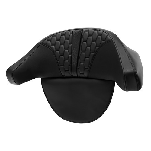 Black Chopped King Pack Trunk Backrest Pad Fit For Harley Tour Pak ...