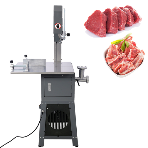 2-in-1 Butcher Meat Cutting Cutter Band Saw Mincer Grinder Sausage ...