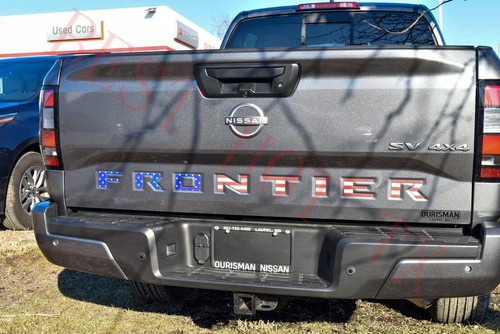 US Flag Raised Tailgate Letters for 2022 Nissan Frontier Plastic ...