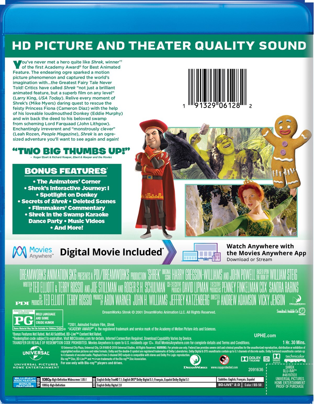 Shrek Blu-ray Mike Myers NEW 191329061282 | eBay