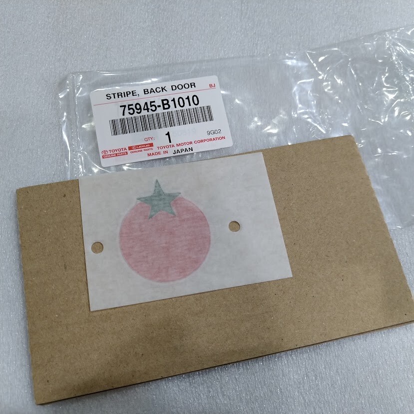 GENUINE TOYOTA PASSO TOMATO KGC10 QNC10 BACK DOOR STRIPE 75945-B1010 | eBay