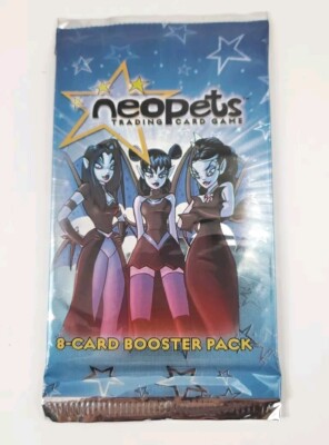NEOPETS BASE SET ORIGINAL TRADING CARD GAME TCG BOOSTER PACK SEALED 8 ...