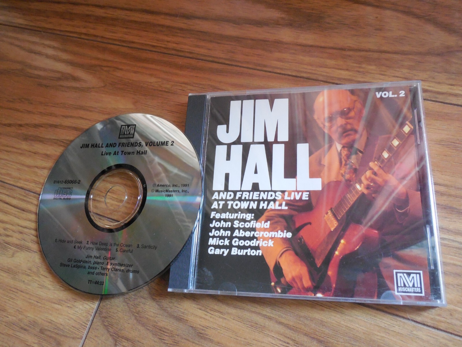 Live at Town Hall, Vol. 2 by Jim Hall Music Masters 1991 OOP | eBay