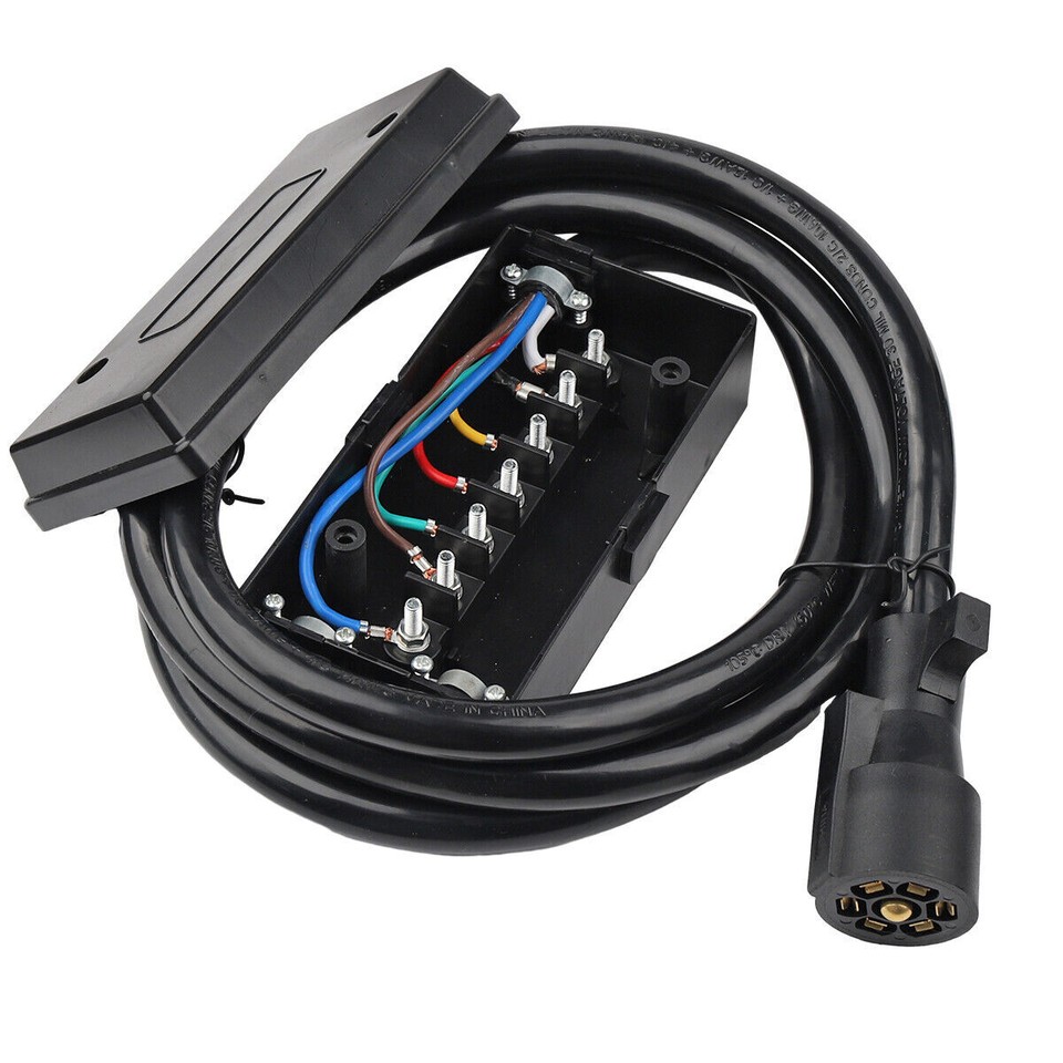 7 Way Trailer Plug Weatherproof Trailer Wiring Harness 7 Pin Trailer ...