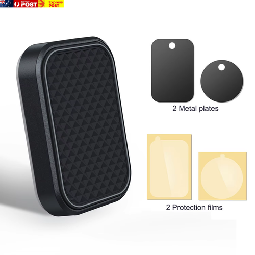 Magnetic Car Phone Mount Rectangle Flat Car Phone Holder for Dashboard ...