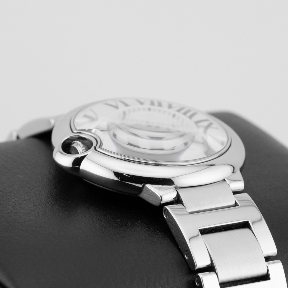 Cartier Ballon Bleu W69011Z4 - 36mm Stainless Steel Quartz Silver Bracelet | eBay