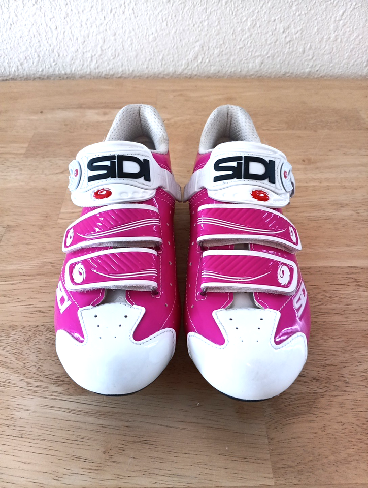 NICE! SIDI Trace Size 39 Women’s Road Bike Cycling Shoes White Pink ...