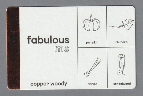 Carte publicitaire - advertising card - Fabulous Me de Paco Rabanne ...