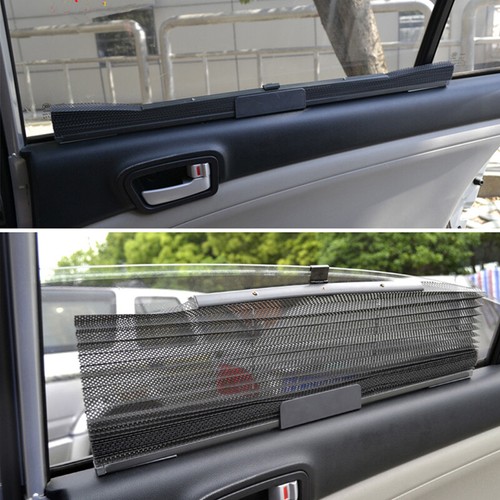 Retractable Curtain Visor Car Side Window Sun Shade Shield Cover UV ...