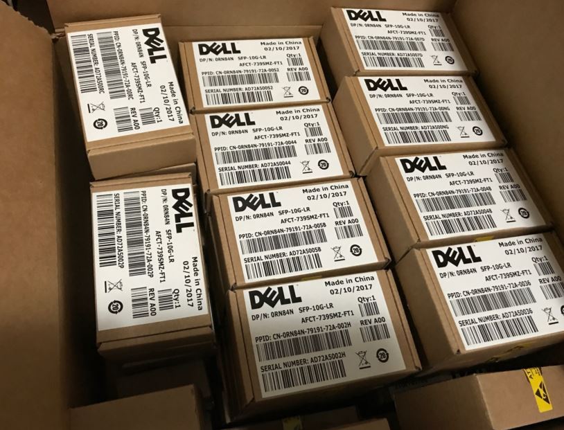 New Dell SFP-10G-LR 0RN84N FTLX1471D3BCL-FC 10GE 10km 1310nm SMF. | eBay