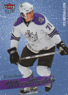 08-09 Ultra ICE Medallion xx/100 Made! Brian BOYLE #209 - Kings Rookie ...