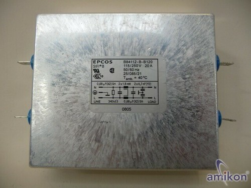 Epcos Line Filter B84112-B-B120 | eBay.de