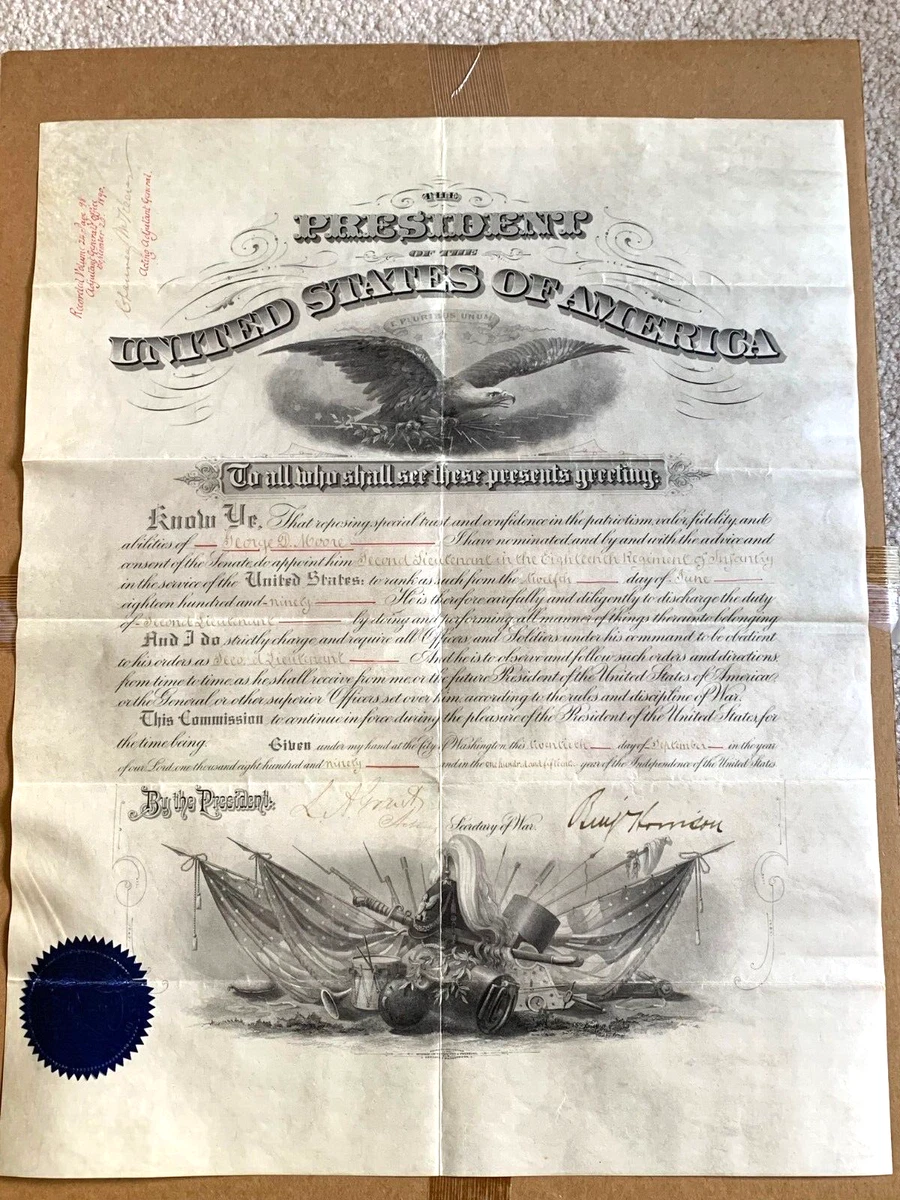 Benjamin Harrison Signature