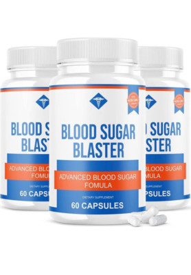 3-Pack Blood Sugar Blaster Advanced Blood Sugar Formula - 180 Capsules ...