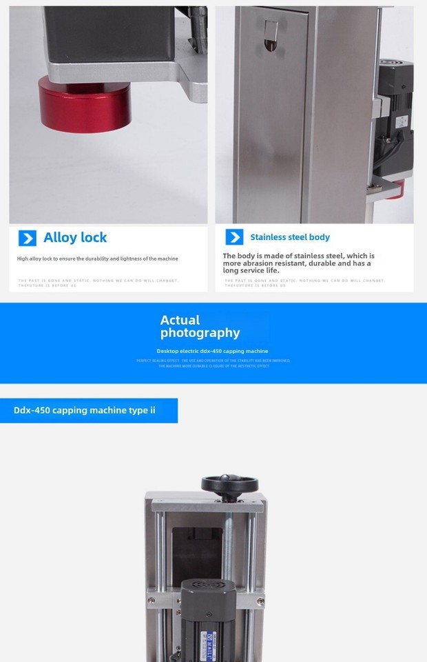 Electric Capping Machine Plastic Bottle Cap Sealing Machine Lock Cap ...