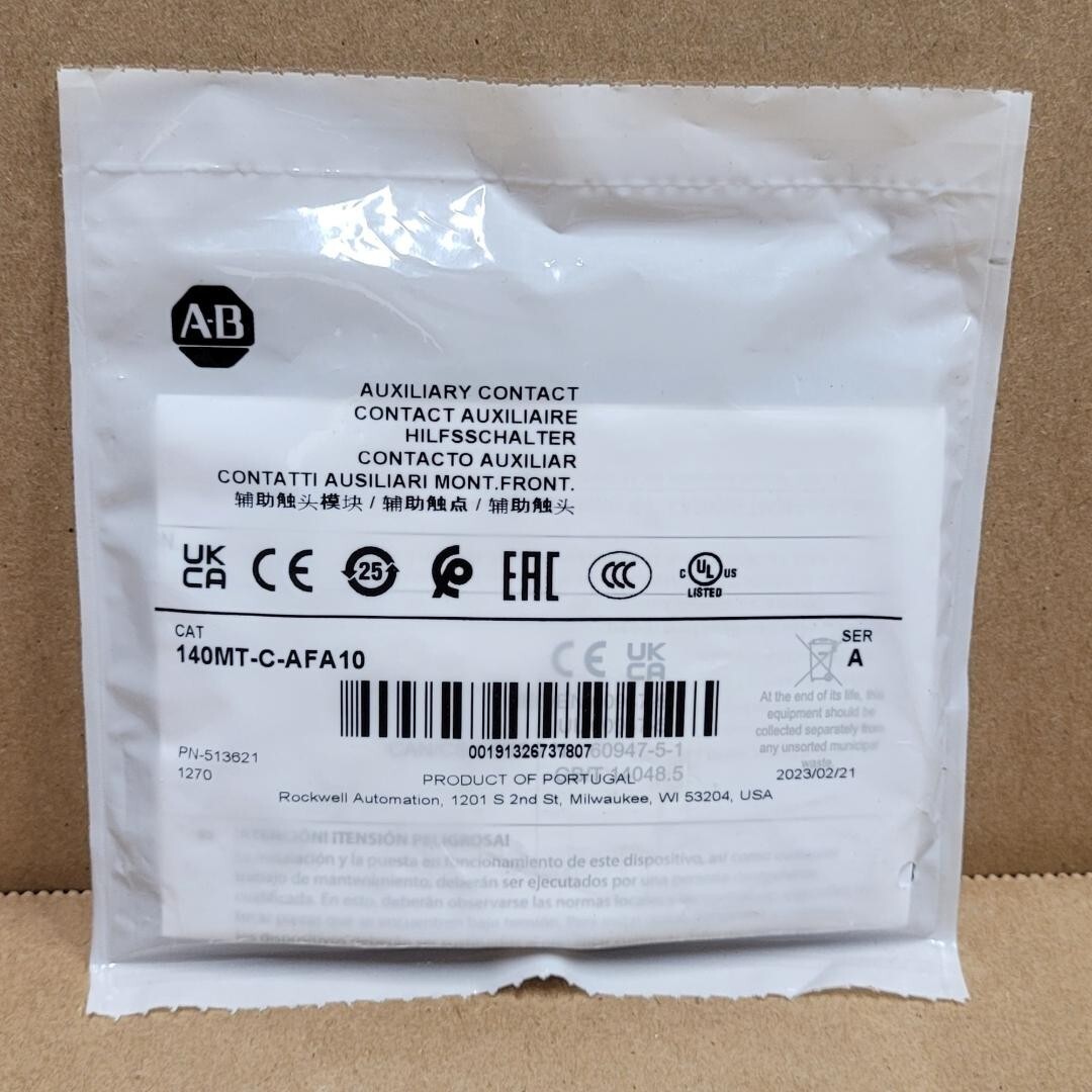 Allen Bradley 140MT-C-AFA10 Auxiliary Contact, 1NO | eBay