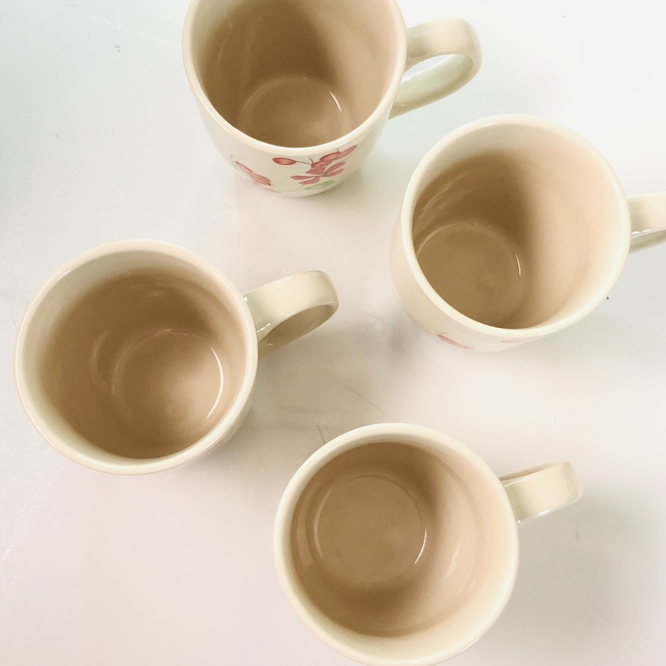 Pier 1 imports 4pc Coffee Cup Mug Set | eBay