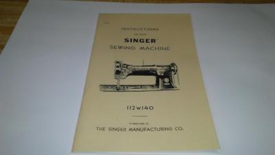 Singer 112W140 Sewing Machine Instructions | eBay