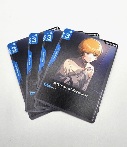 Gundam Card Game A Show Of Resolve GD01-100 U Playset Of 4 | eBay