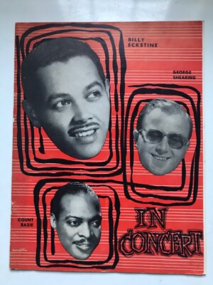 COUNT BASIE George Shearing concert program AUTOGRAPHED by Billy ...