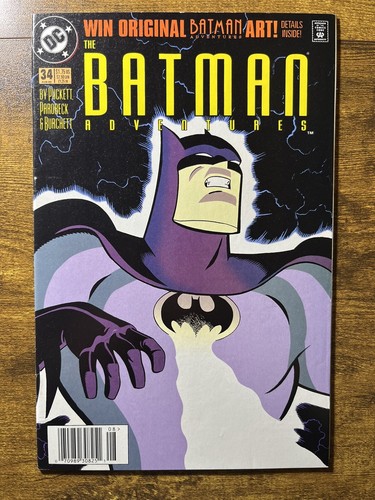 BATMAN ADVENTURES 34 NEWSSTAND VARIANT MIKE PAROBECK COVER DC COMICS ...