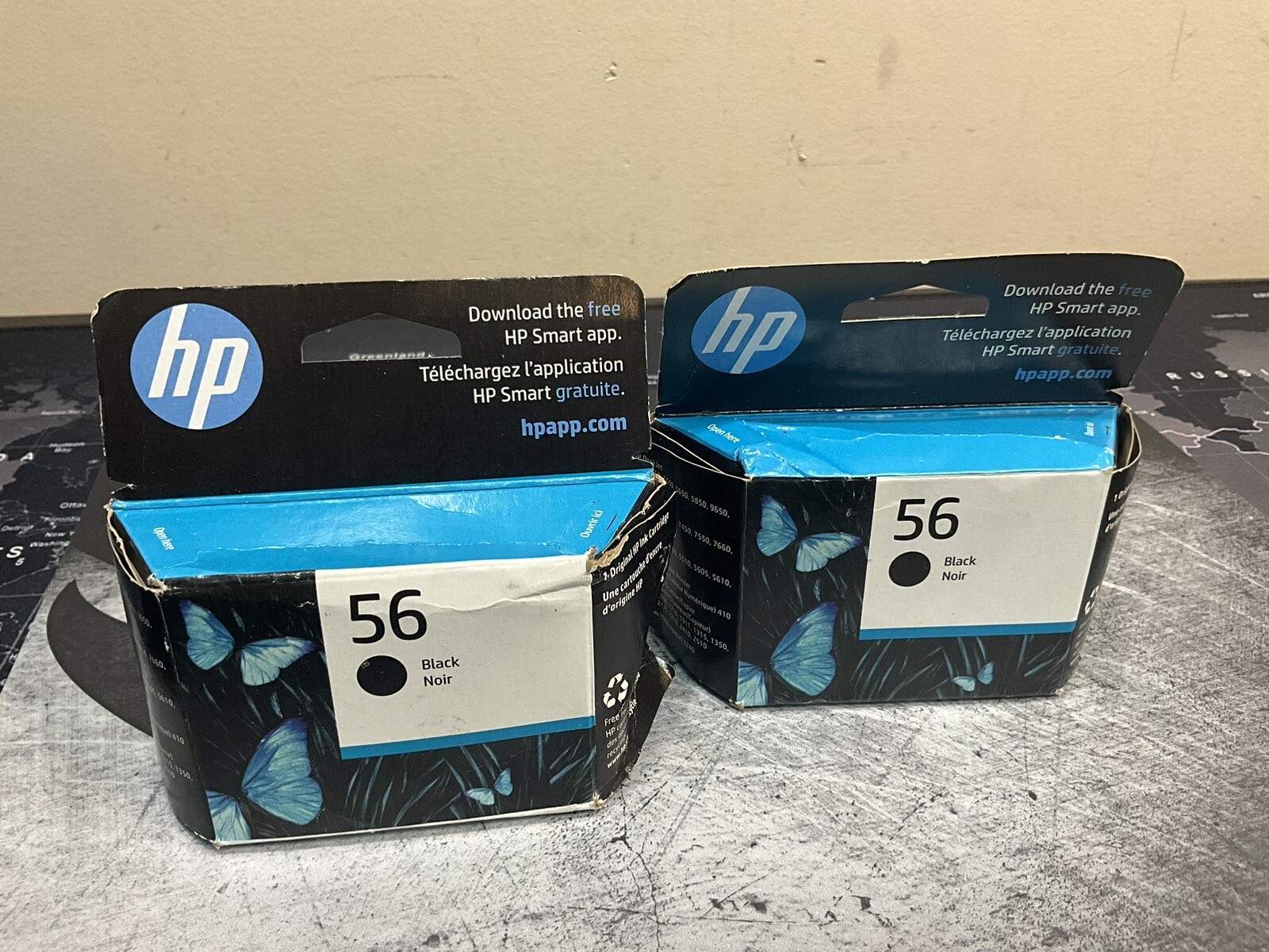 Lot Of 2HP Ink Cartridge 56 Black C6656AN - Exp:09/2024 New In Box | eBay