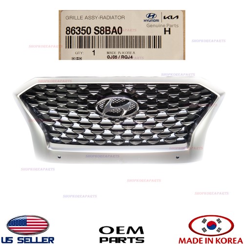 Genuine Front Bumper Center Radiator Grille OEM PALISADE Calligraphy ...