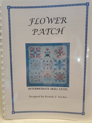 Flower Patch Brenda Kocher Counted Needlepoint Canvas Work New Chart | eBay