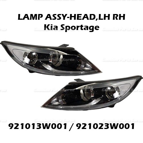 ⭐Genuine⭐ LED Head Light Lamp Assy LH RH 2P 1Set for Kia Sportage 2011 ...