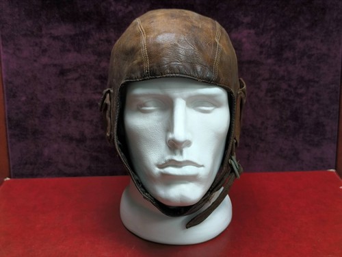 WW2 ORIGINAL GERMAN LUFTWAFFE PILOT WINTER LEATHER FLIGHT HELMET | eBay