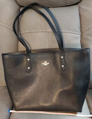 Coach Women's Crossgrain Leather City Zip Tote COACH F58846 | eBay