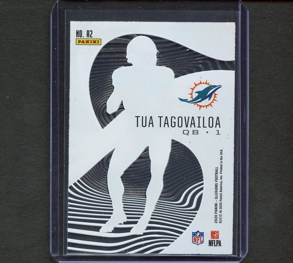 Tua Tagovailoa 2020 Panini Illusions ASTOUNDING Insert #A2 Miami ...