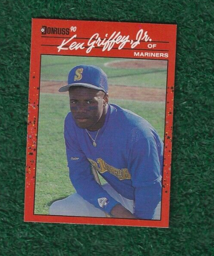 KEN GRIFFEY JR - MLB HOF - 1990 DONRUSS - BASE CARD # 365 - MARINERS ...