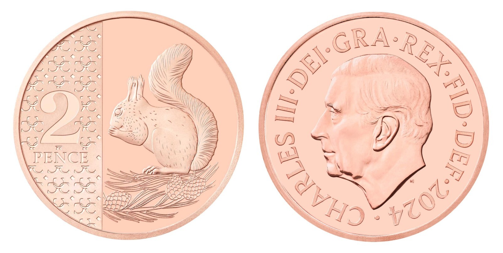 2024 1p 2p 5p 10p 20p 50p coin pence UK Royal Mint Brilliant ...