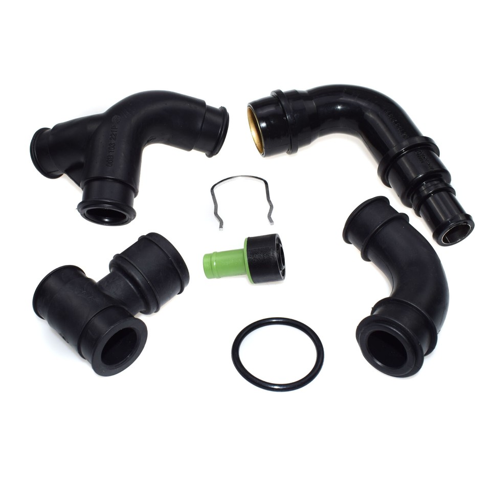 1.8T Crankcase Breather Hose Pipe Valve Kit for Audi A3 TT VW Jetta ...