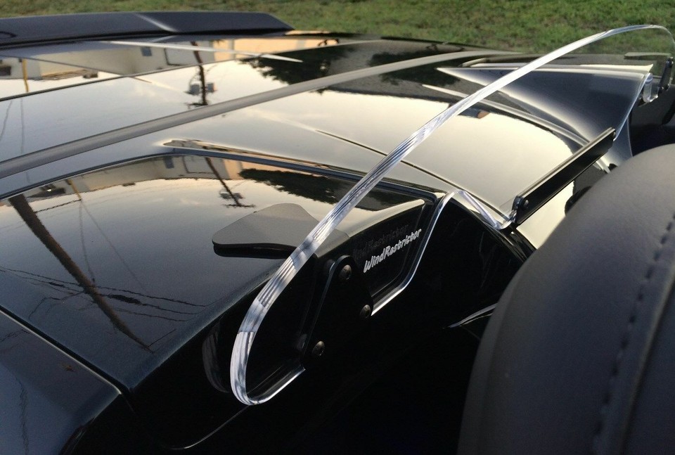 CLEAR Wind Restrictor® For 14-19 Corvette C7 Convertible Wind Deflector ...