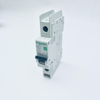 SCHNEIDER M9F42120 MINIATURE CIRCUIT BREAKER 1P, C 20A, 277V, MULTI 9 ...