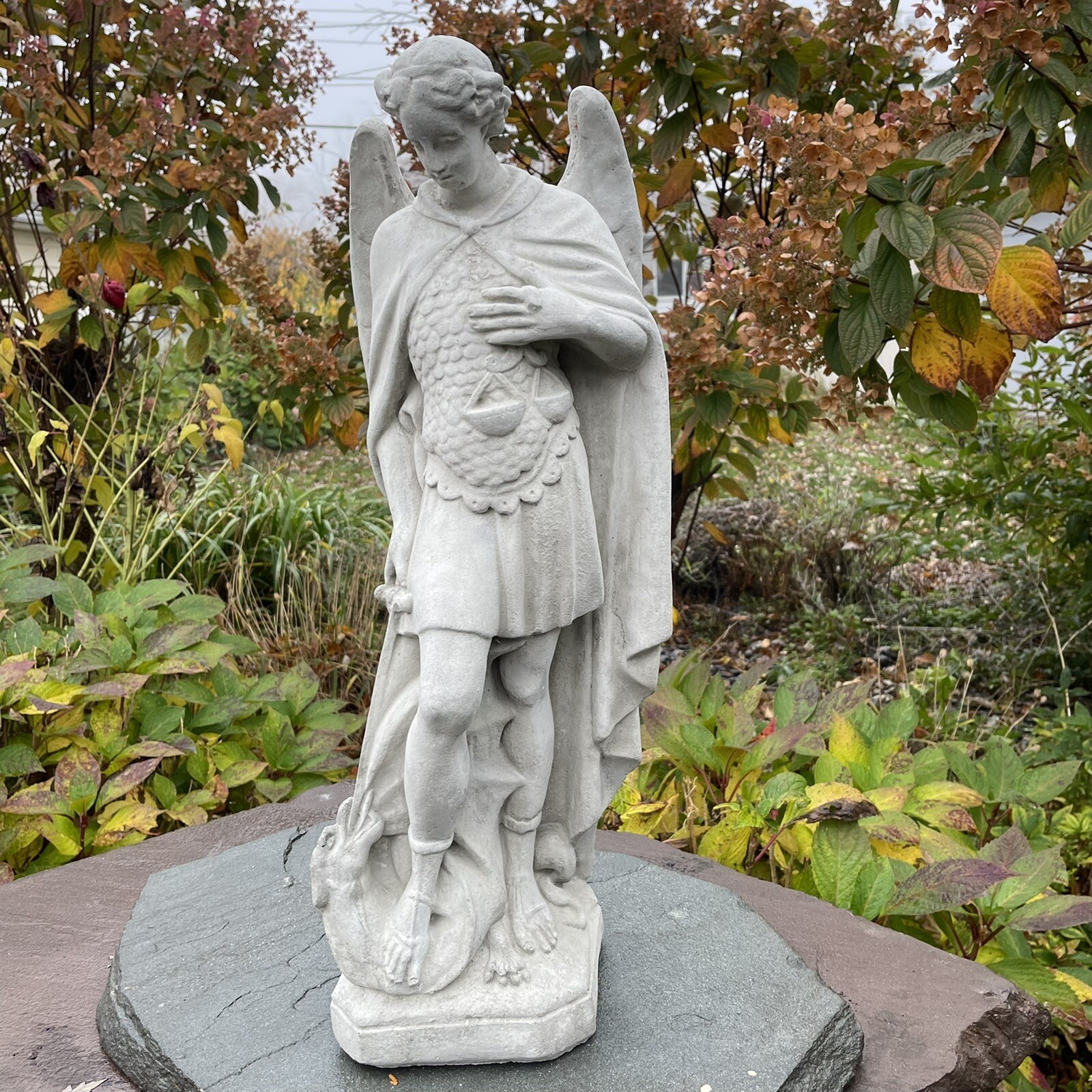 Large St Michael Garden Statue | Fasci Garden