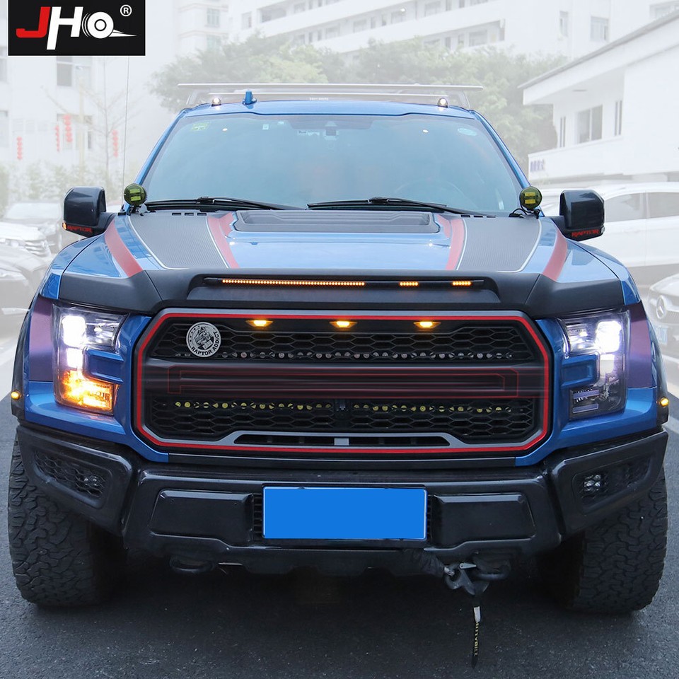 BugFlector II Hood Protector Bug Shield Deflector for F150 Raptor 2015 ...
