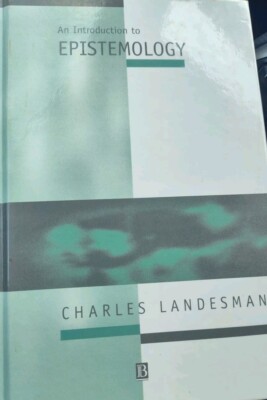 Introduction to Epistemology, Hardcover by Landesman, Charles, Brand ...