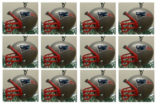 New England Patriots Adorable Christmas Tree Ornament Set of 12 ...