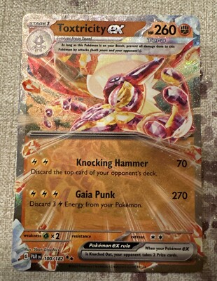 Toxtricity ex - 100/182 Paradox Rift Double Rare Pokemon - | eBay