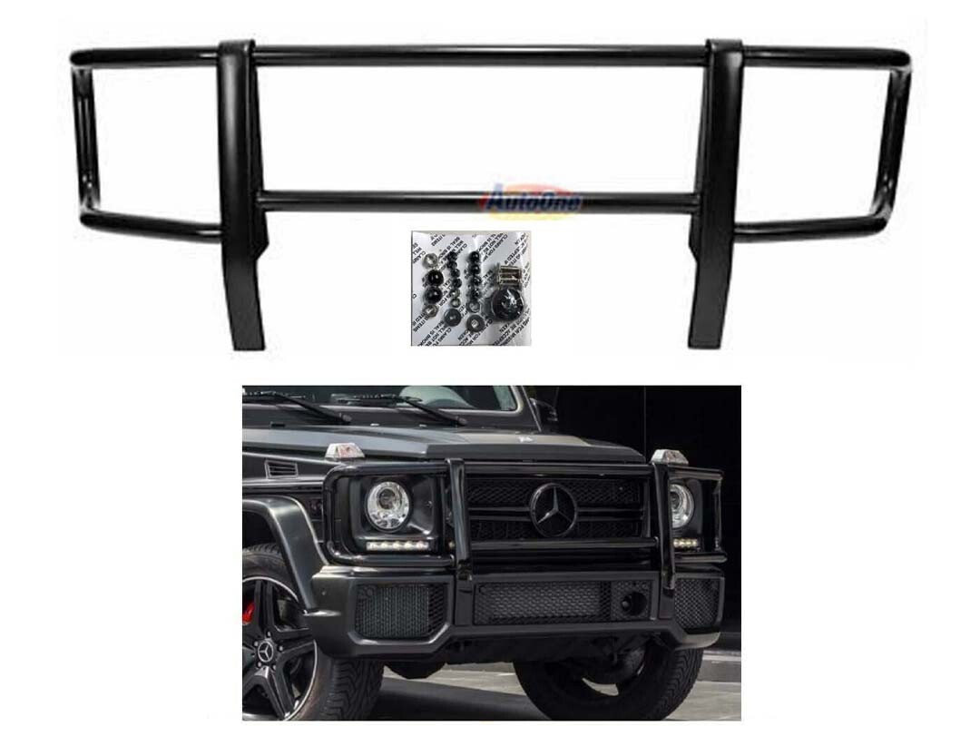 G63 Brush Guard Black Grille Bumper Bar Kit Front Tube G-Wagon G500 ...
