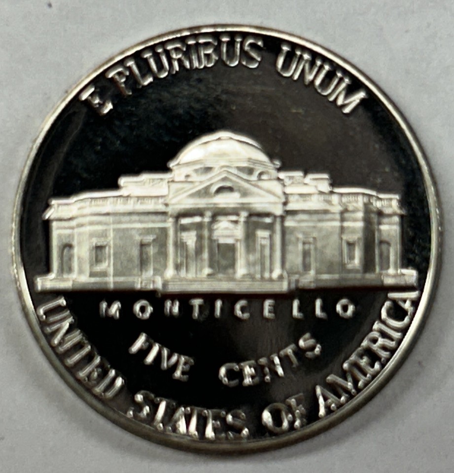 1990 S Proof Jefferson Nickel - Five Cent Coin from Proof Set | eBay