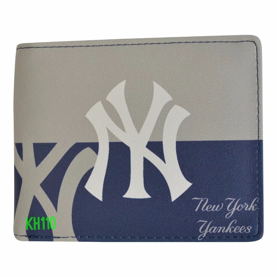New York Yankees MLB Men's Printed Logo Leather Bi-Fold Wallet | eBay