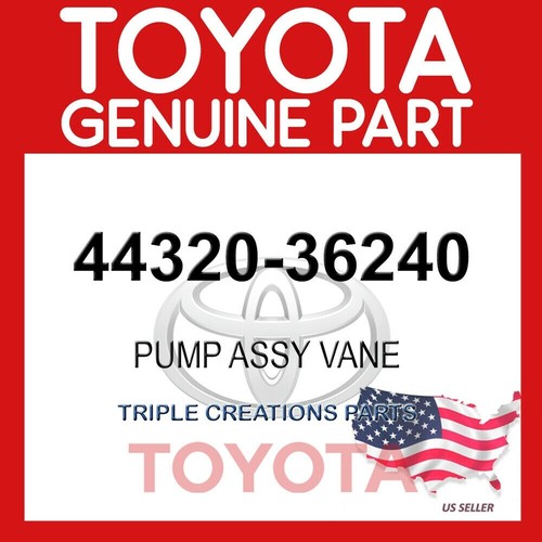 GENUINE Toyota 44320-36240 PUMP ASSY, VANE 4432036240 OEM | eBay