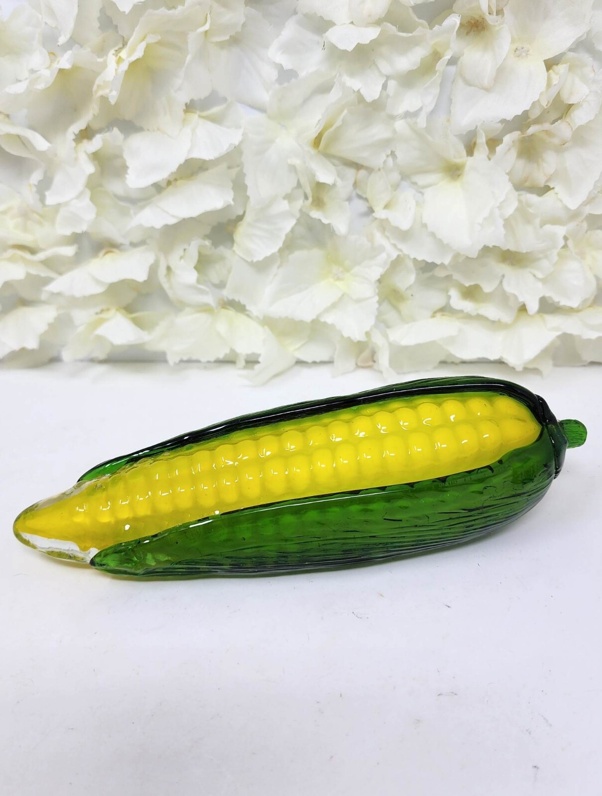 Unbranded Vintage Blown Glass Ear of Sweet Corn 7" Vegetable ...
