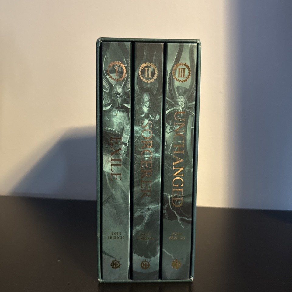 Warhammer 40K Black Library - Ahriman Trilogy by John French - Rare ...